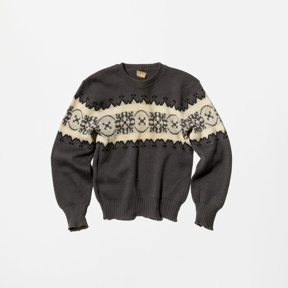 Vintage《McGREGOR》Wool Jacquard Sweater – VELVET