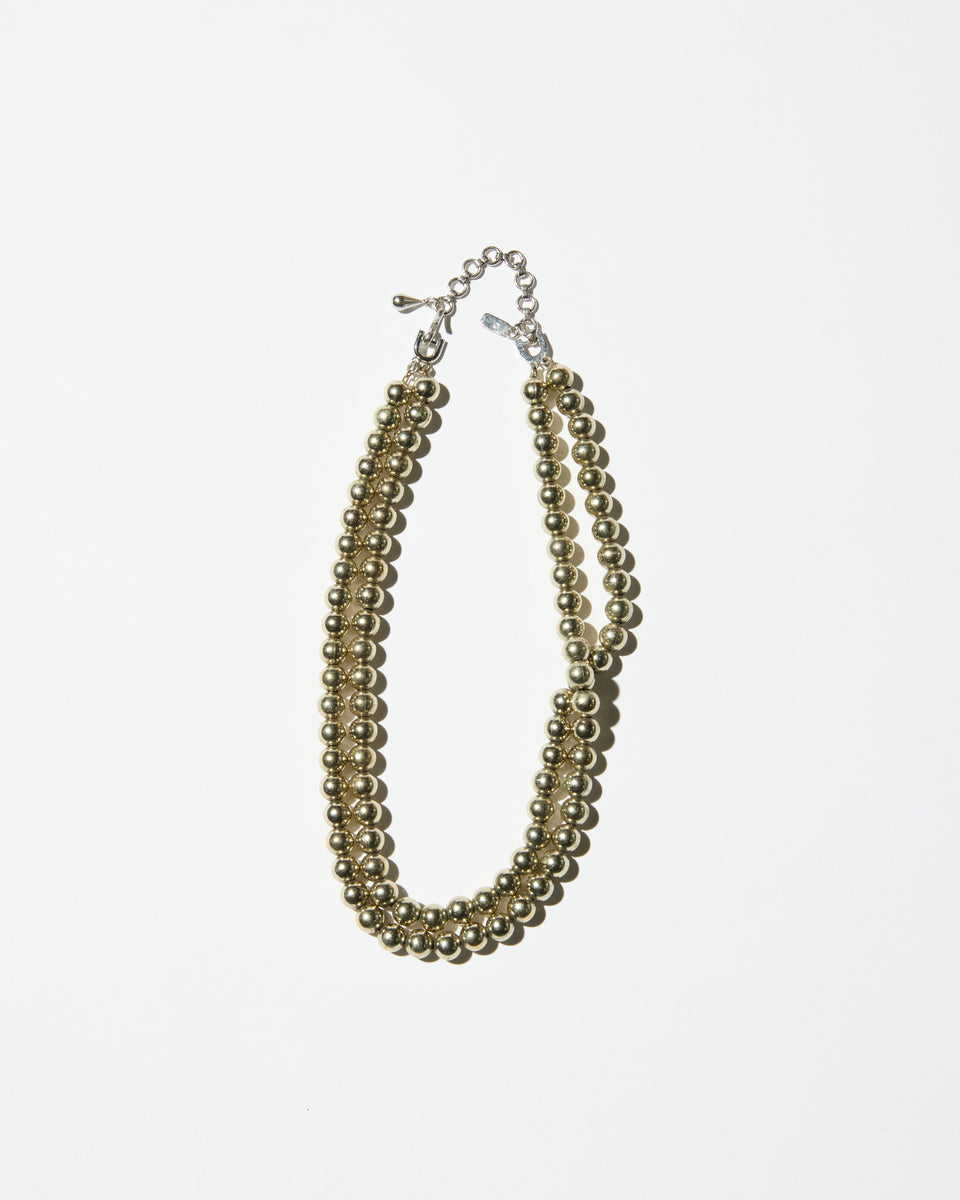 Vintage Double Ball Chain Necklace – VELVET
