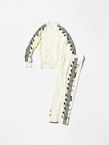 Archive《JEREMY SCOTT》×《adidas》 Music Note Patterned Track Suit – VELVET
