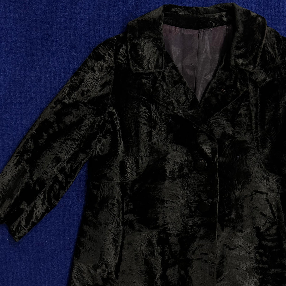 Vintage《Borella》60s Velvet Long Coat – VELVET